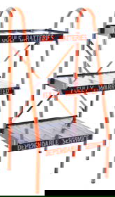 Vintage Gulf Service Station Metal Road Map Rack