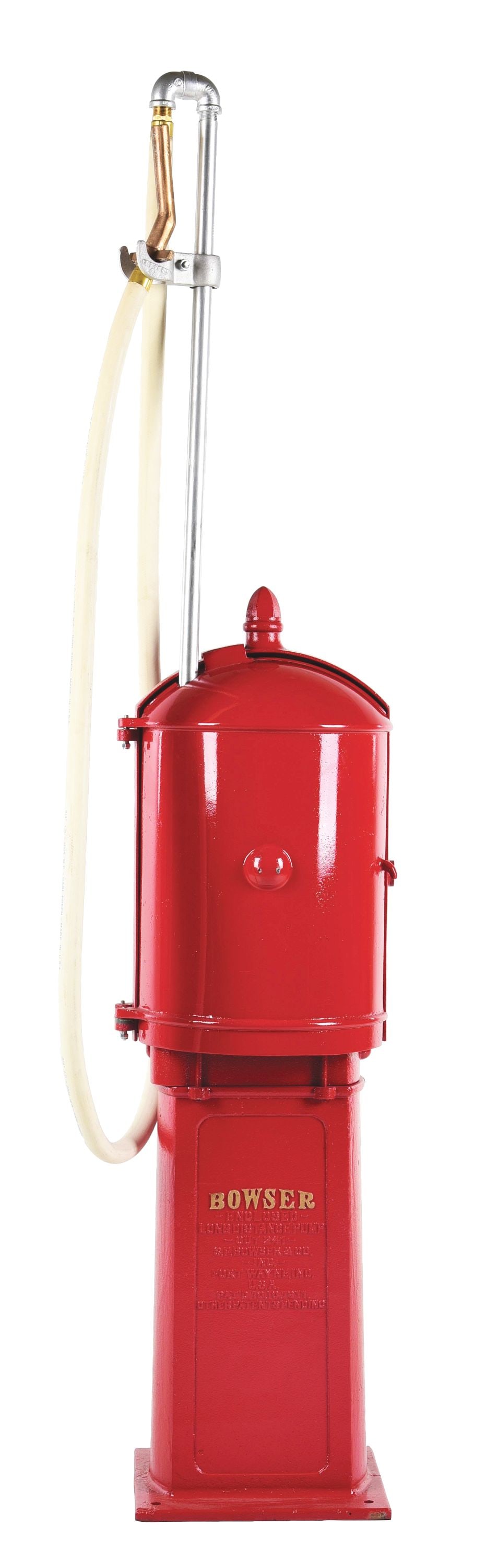 Restored Bowser Model #241 Gas Pump. Auction