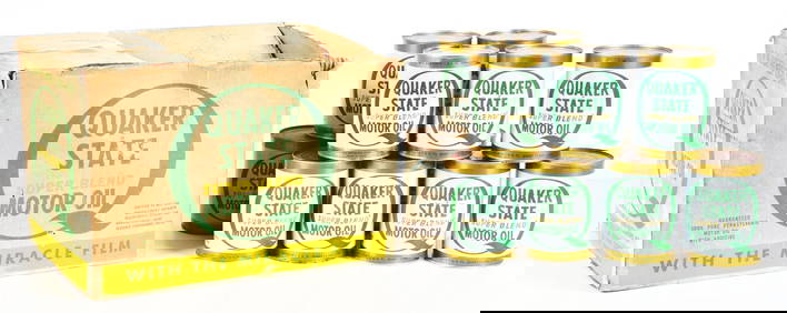 Quaker State Oil Can