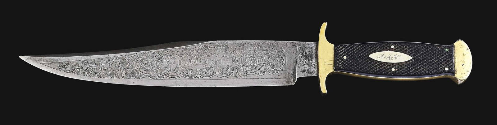 Samuel Wragg Californian Bowie Knife. Auction