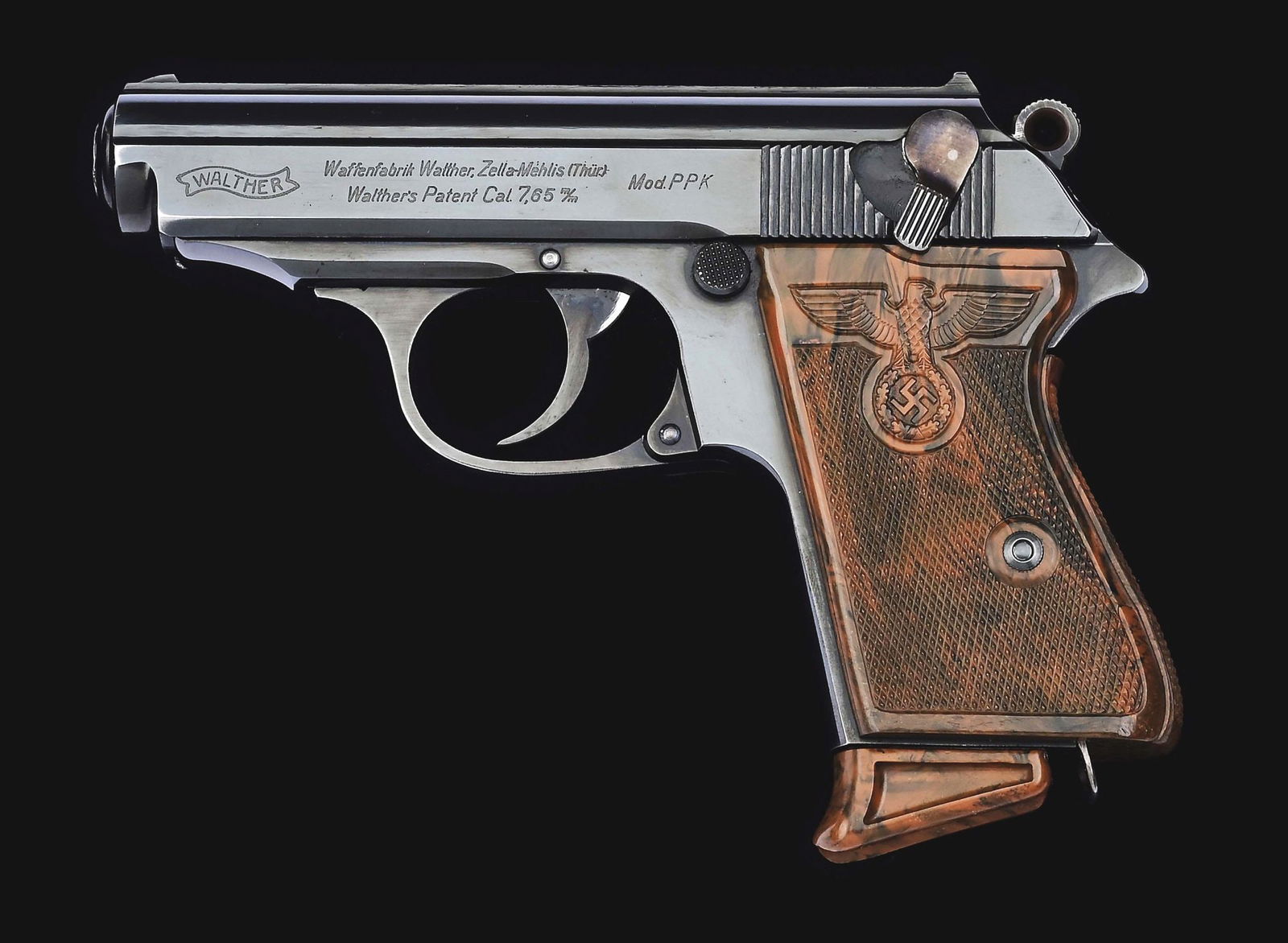 (c) Truly Exceptional Walther Ppk Semi-automatic Pistol With Party ...