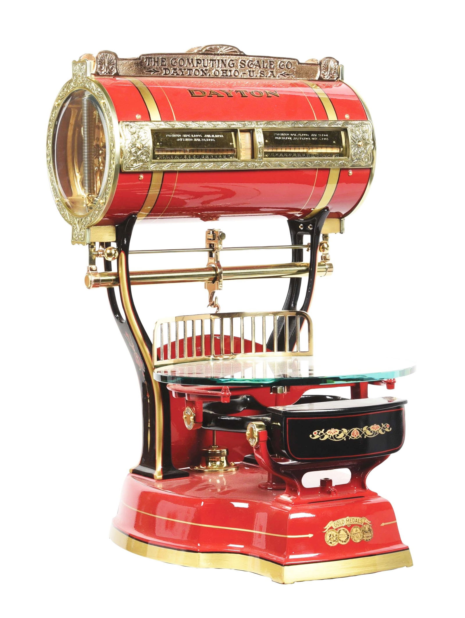 Dayton Fat Base Barrel Scale. Auction