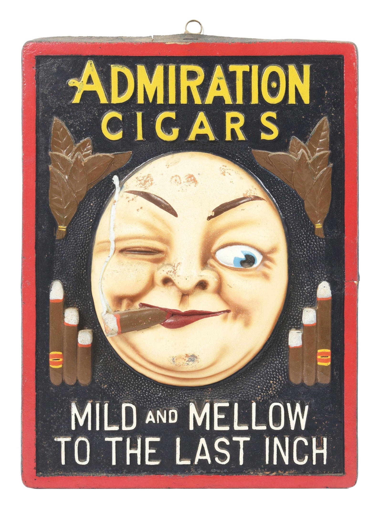 Early Admiration Cigars Sign. Auction