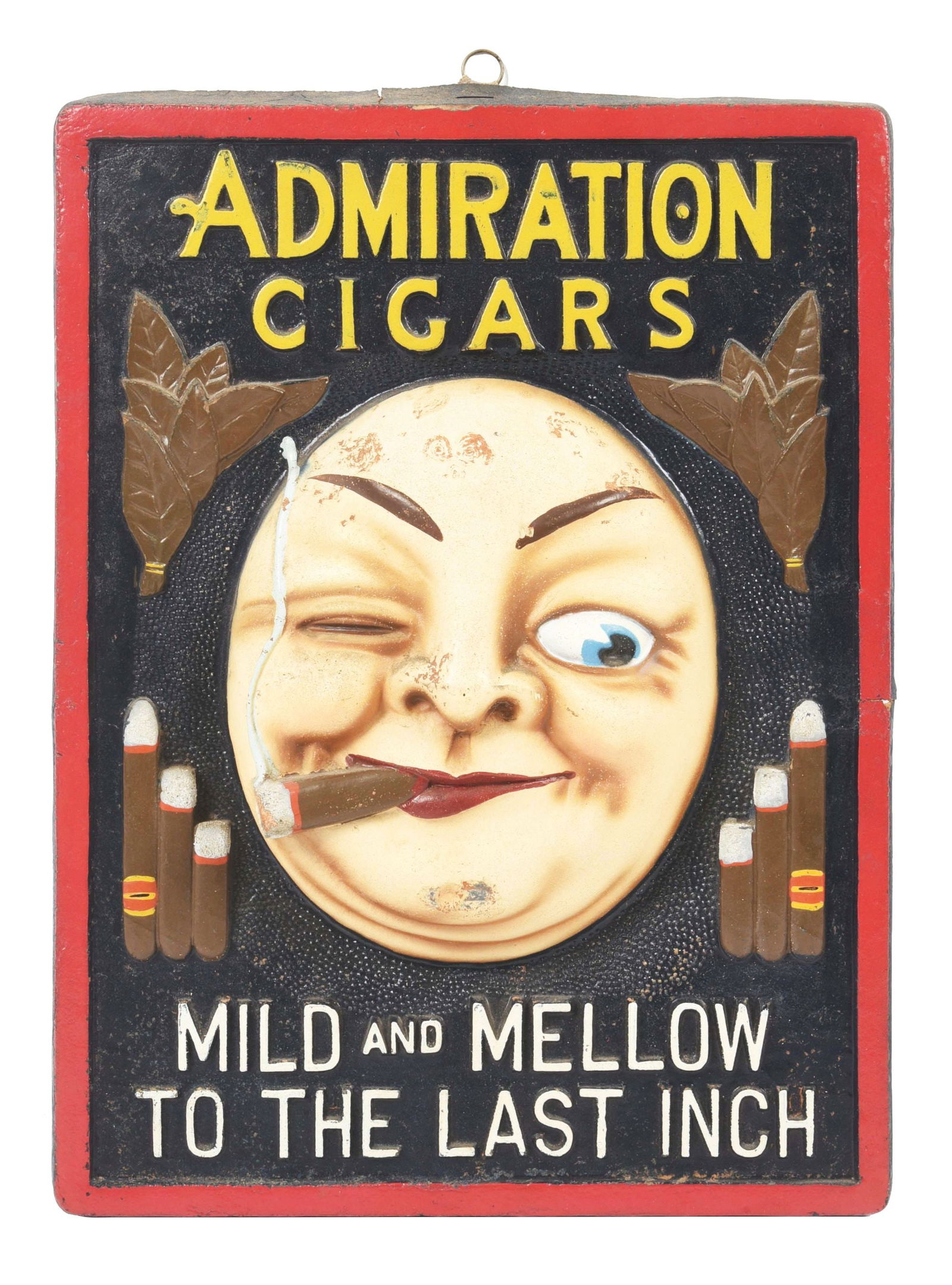 Early Admiration Cigars Sign. Auction