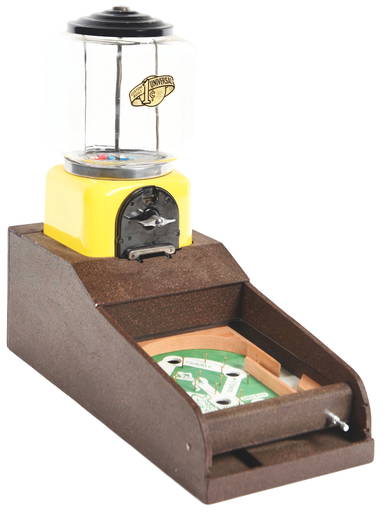 1¢ Victor "universal" Gumball "baseball Pinball" Vending Machine.