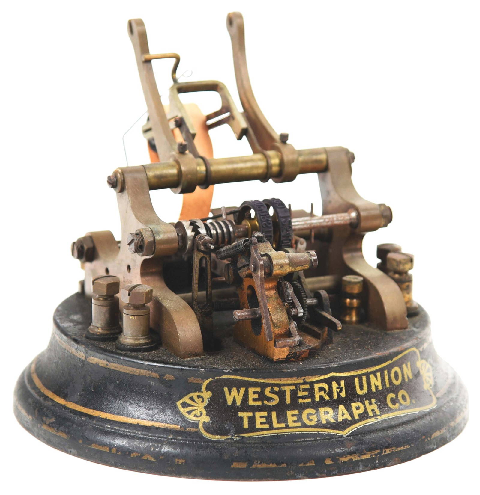Universal Western Union Stock Ticker Machine. Auction
