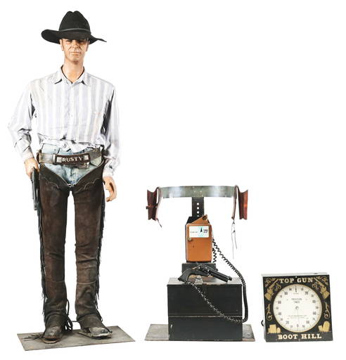 25¢ Taylor "mr. Top Gun" Quick Draw Arcade Game.