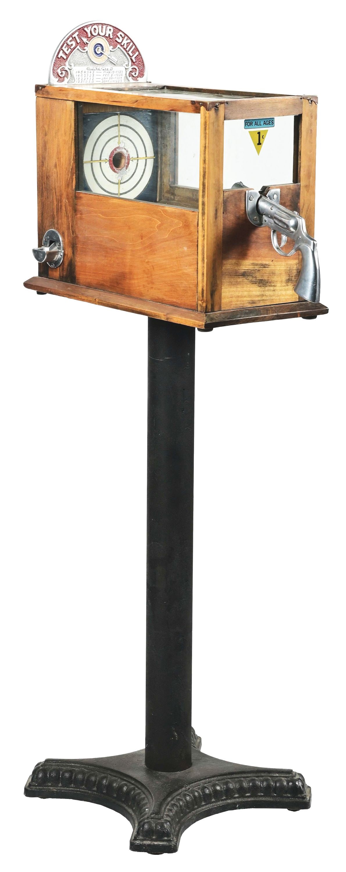 1¢ A.b.t. Target Skill Shooting Gallery Arcade Machine Auction