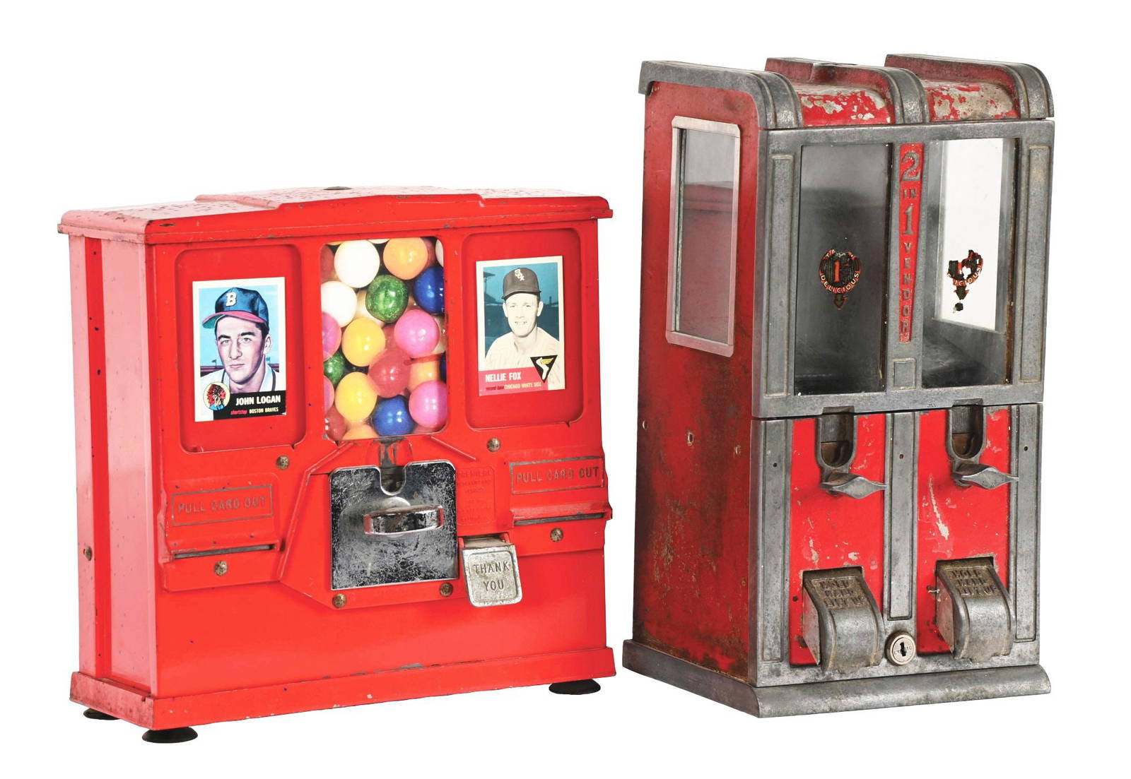 A Pair Of Coin Op Vending Machines. Auction