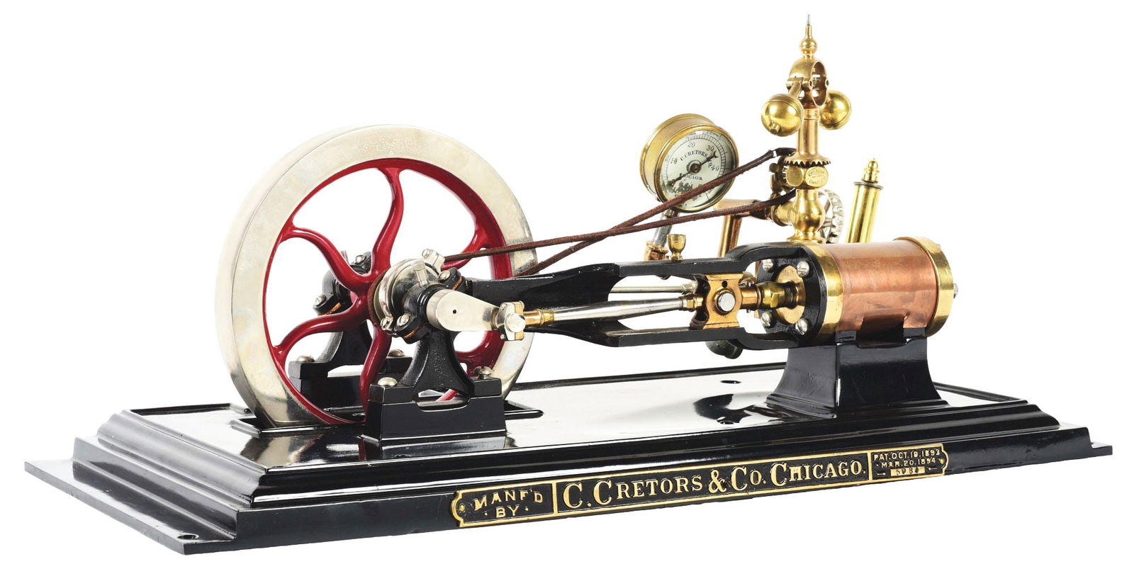 Cretors & Co. Chicago Popcorn Wagon Steam Engine, Model 5084. Auction