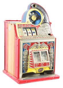 Watling 5 Cent Treasury Twin Jackpot Slot Machine Auction