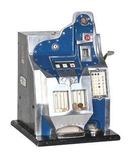 5¢ Mills Poinsettia Slot Machine. Auction