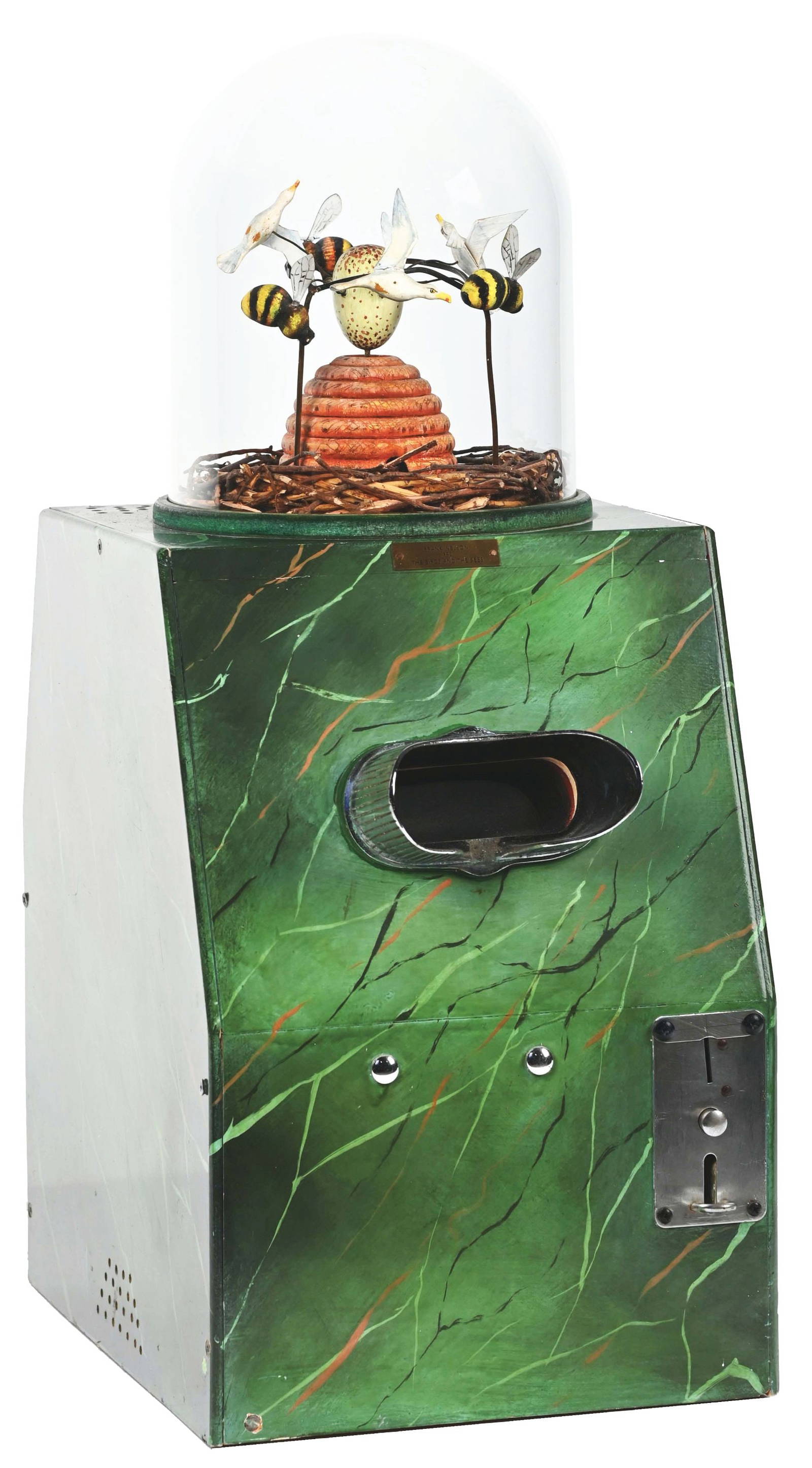 Frank Nelson "the Birds And The Bees" Coin-operated Movie Viewer. Auction