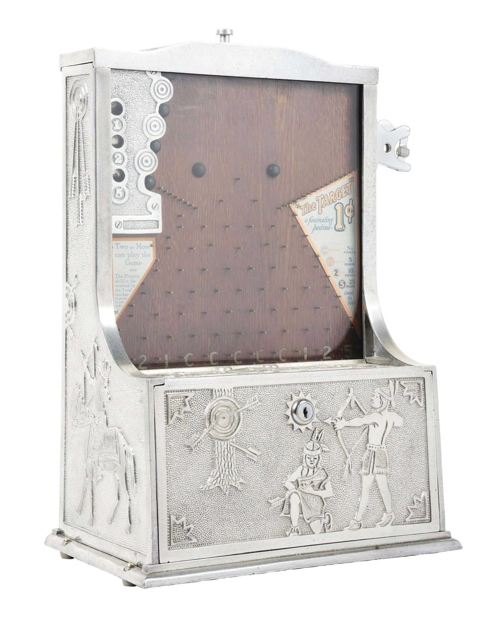 1¢ Mills Target Practice Penny Flip Trade Stimulator.