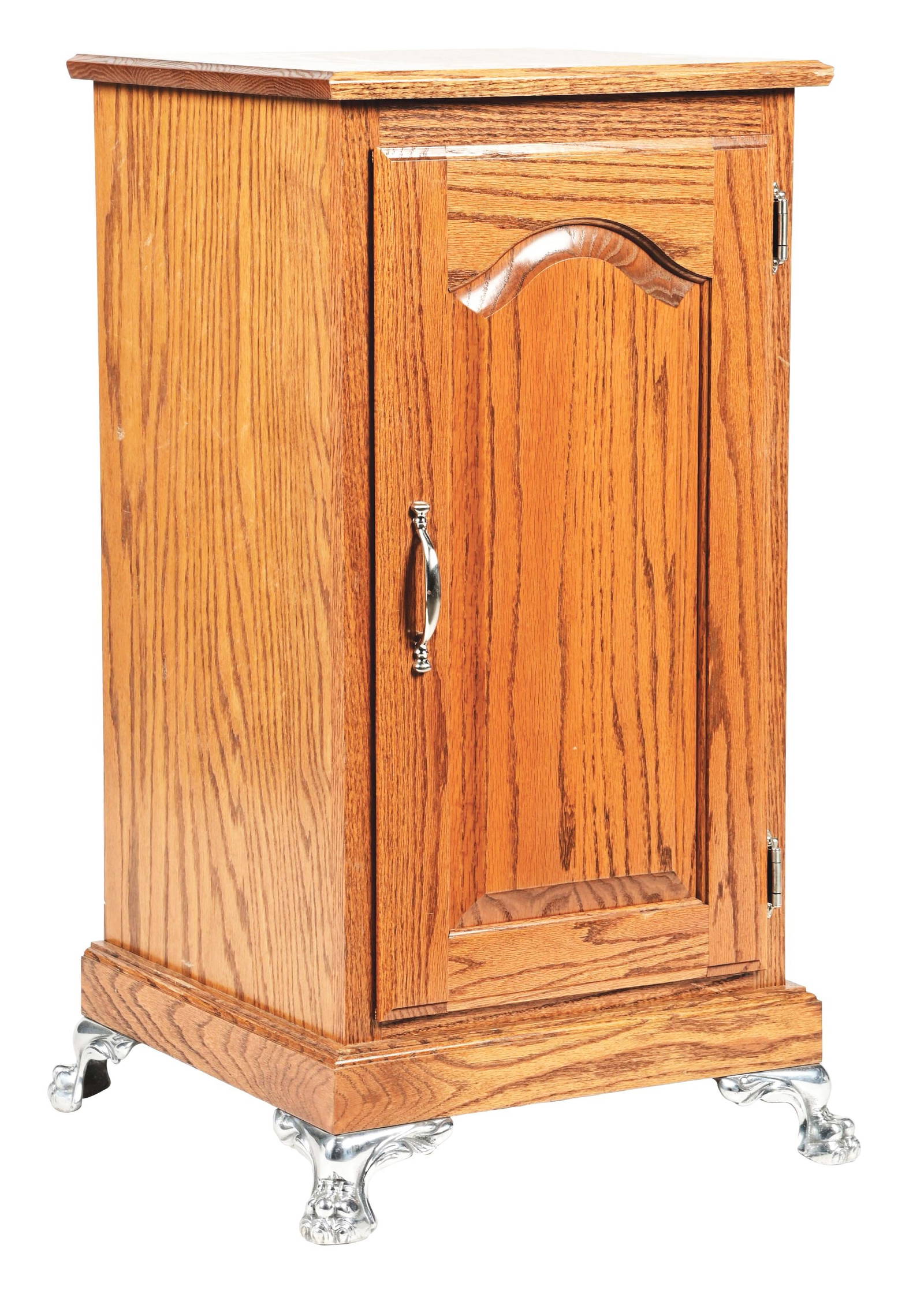 Wooden Slot Machine Stand. Auction