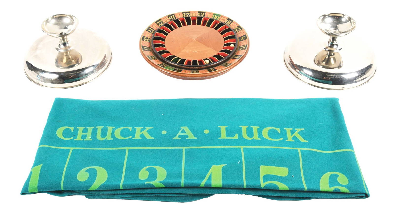 Table-top Roulette Wheel With 2 Ball Drops, One Gaffed. Auction