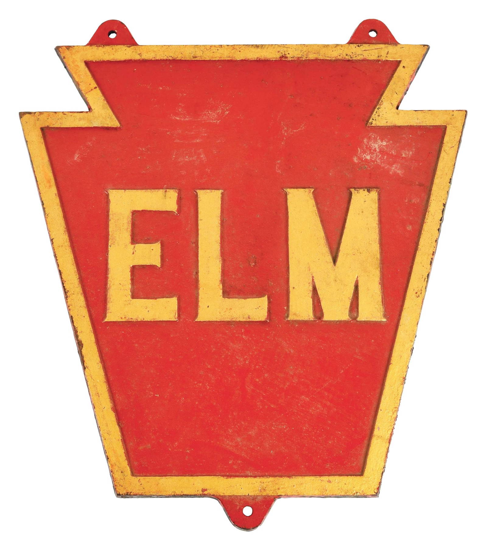 Prr Interlocking Tower Sign. Auction