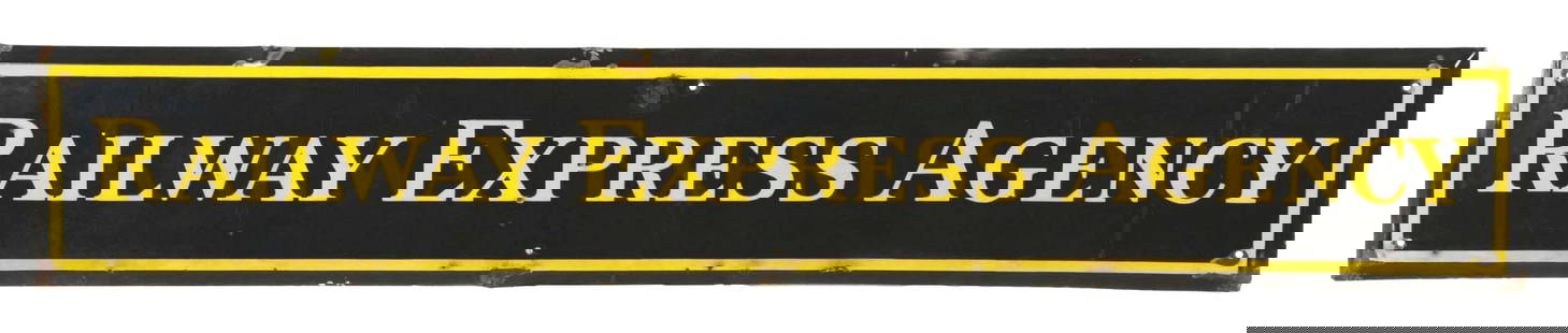 Railroad Sign. Auction