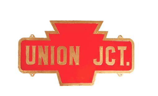 Prr Interlocking Tower Sign. Auction