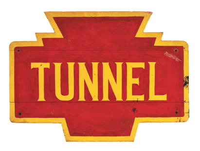 Prr Interlocking Tower Sign. Auction