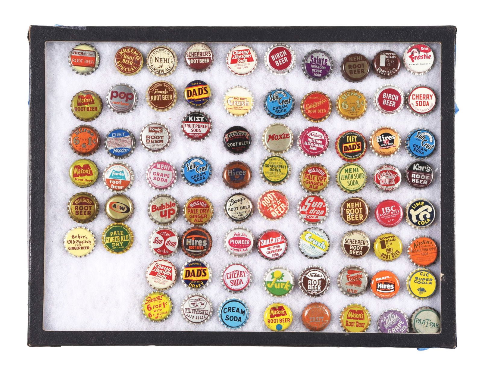 Large Collection Of Soda Pop Caps. Auction