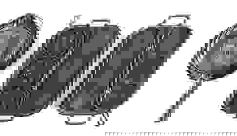 Cast Iron Griswold Waffle Iron And Pair Of Pancake Griddles. Auction