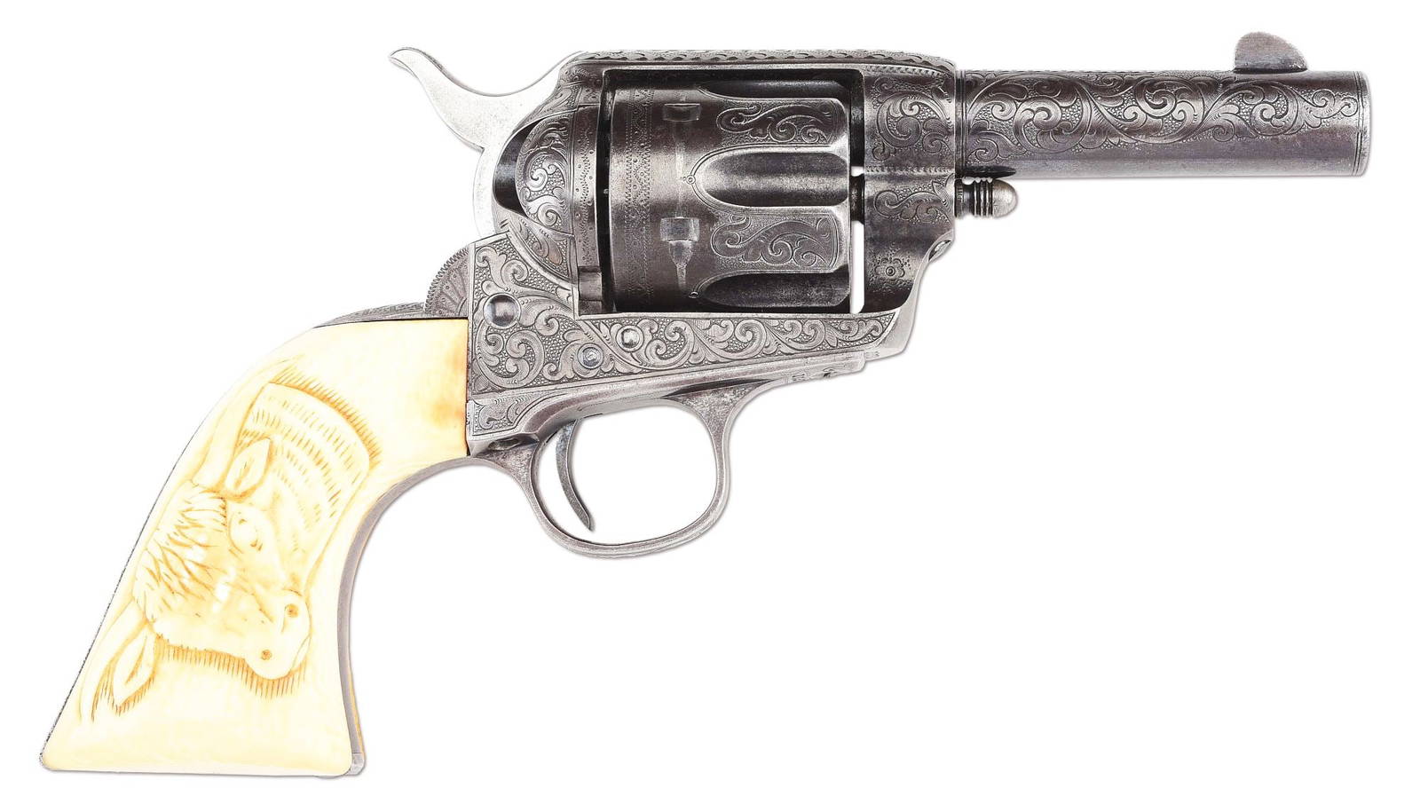 (a) Factory Engraved Sheriffs Model Colt Single Action Army With ...