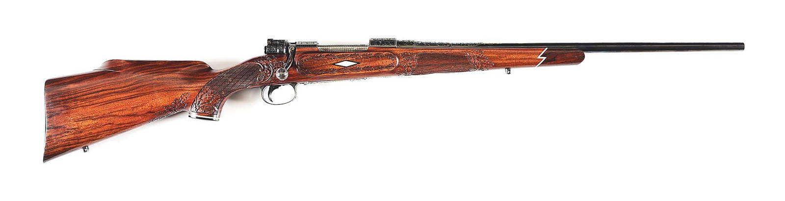 (c) Ornate And Highly Attractive Kurt Jaeger Mauser Bolt Action Rifle ...