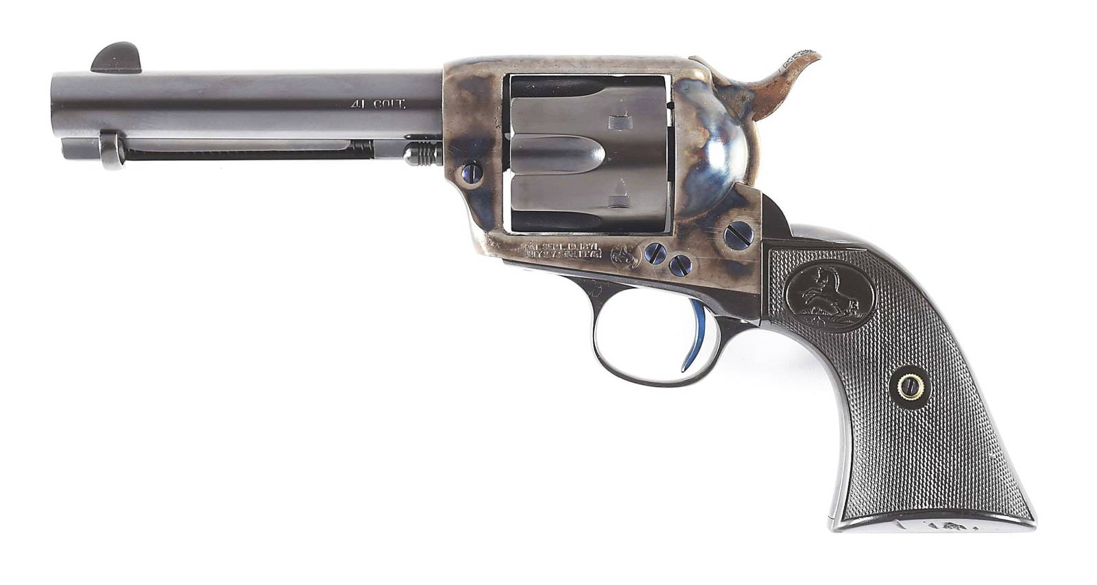 (c) Restored Colt Single Action Army Revolver. Auction
