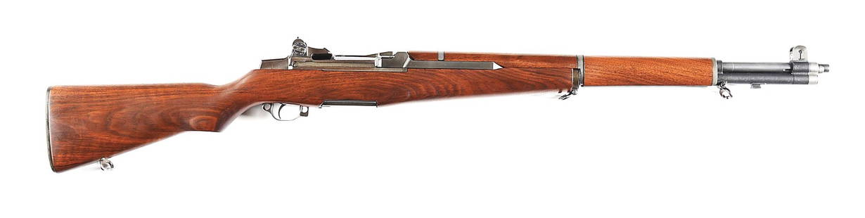 (c) Springfield M1 Garand Semi Automatic Rifle. Auction