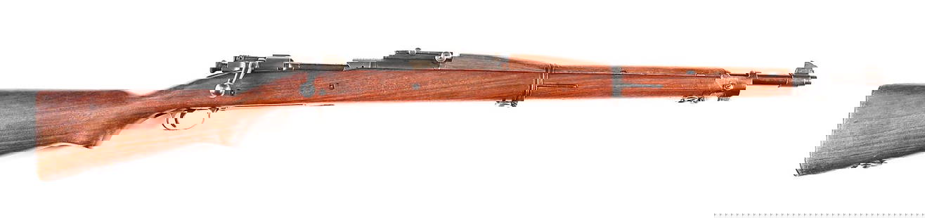 (c) Springfield Armory Model 1922 M1 Bolt Action Rifle With Fecker ...