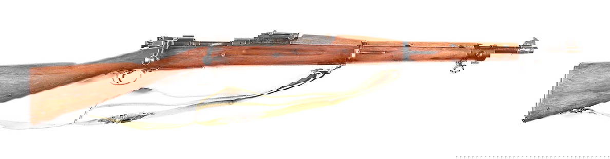 (c) Springfield Armory Model 1922 M1 Bolt Action Rifle With Fecker ...