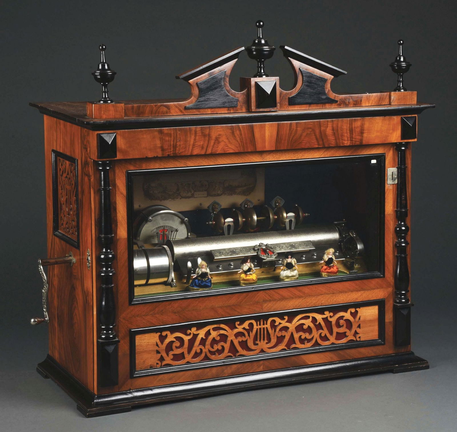 Coin-operated Railroad Station Musical Automaton Auction