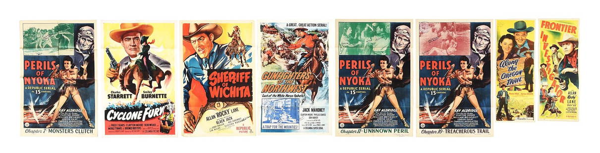 Large Lot Of Various "lone Ranger" Posters And Advertisements Auction