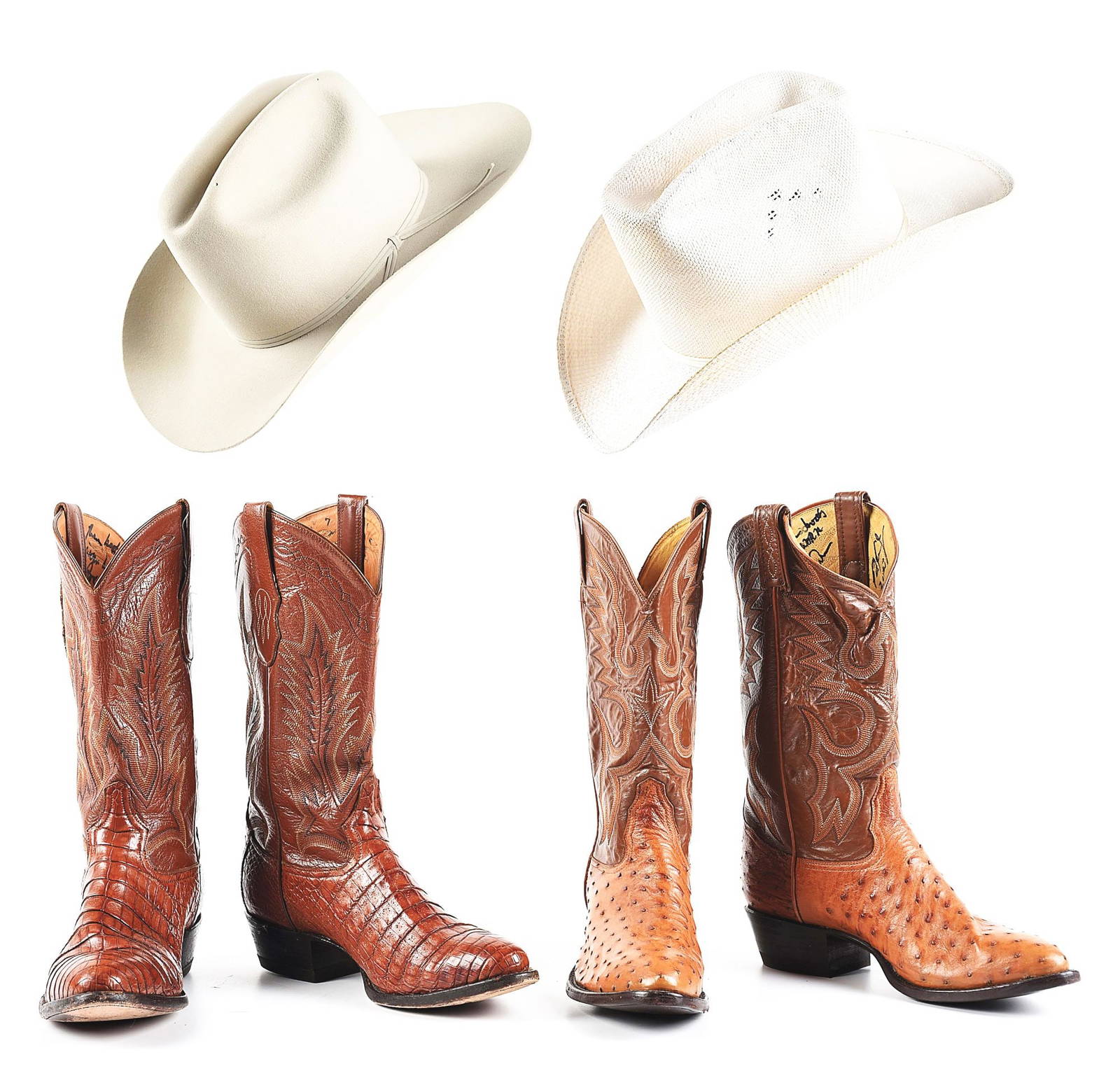 Rex Allen's Bailey Cowboy Hats And Exotic Boots Auction