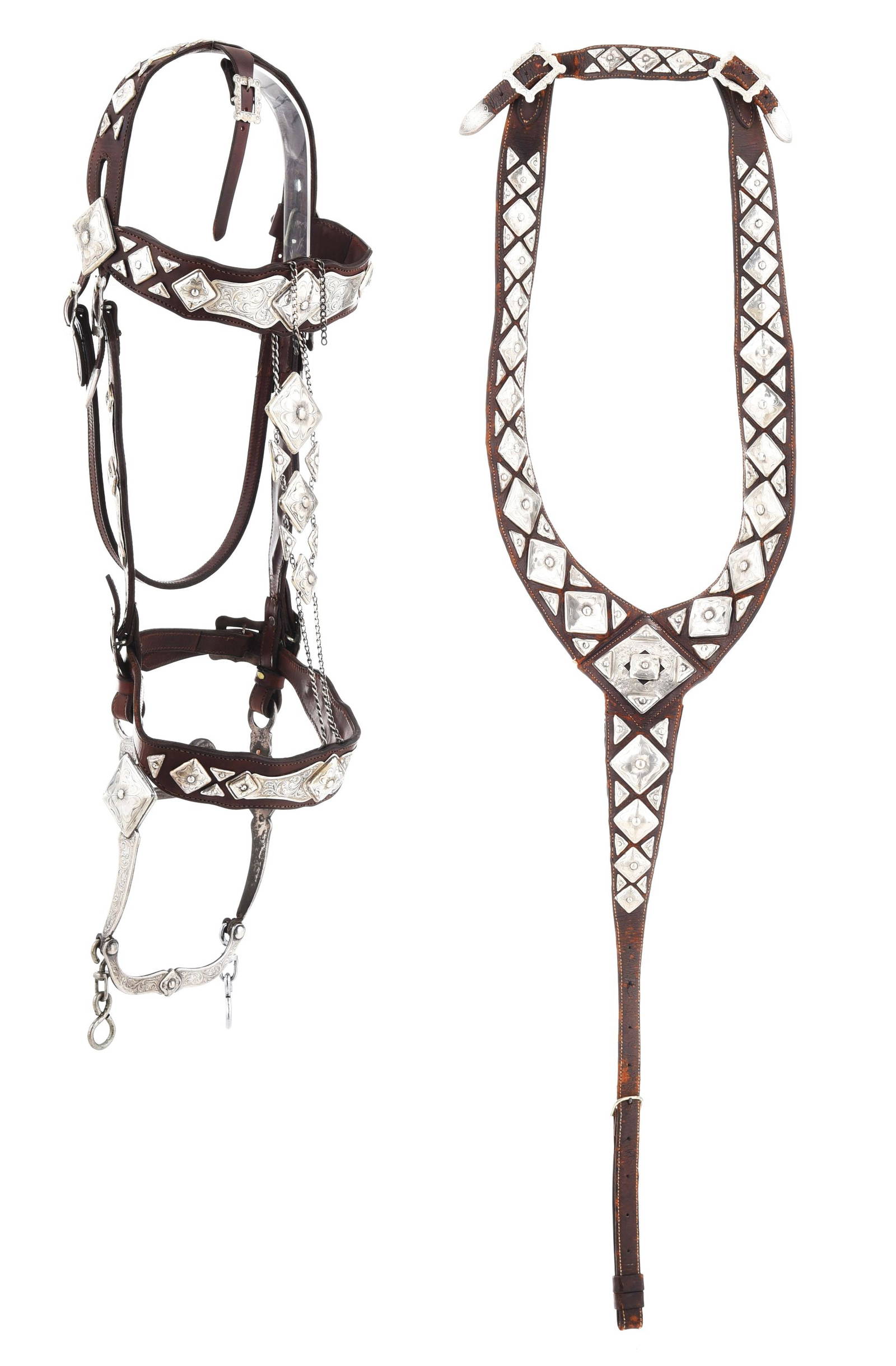 Edward H. Bohlin Sterling Bit Bridle And Martingale Auction