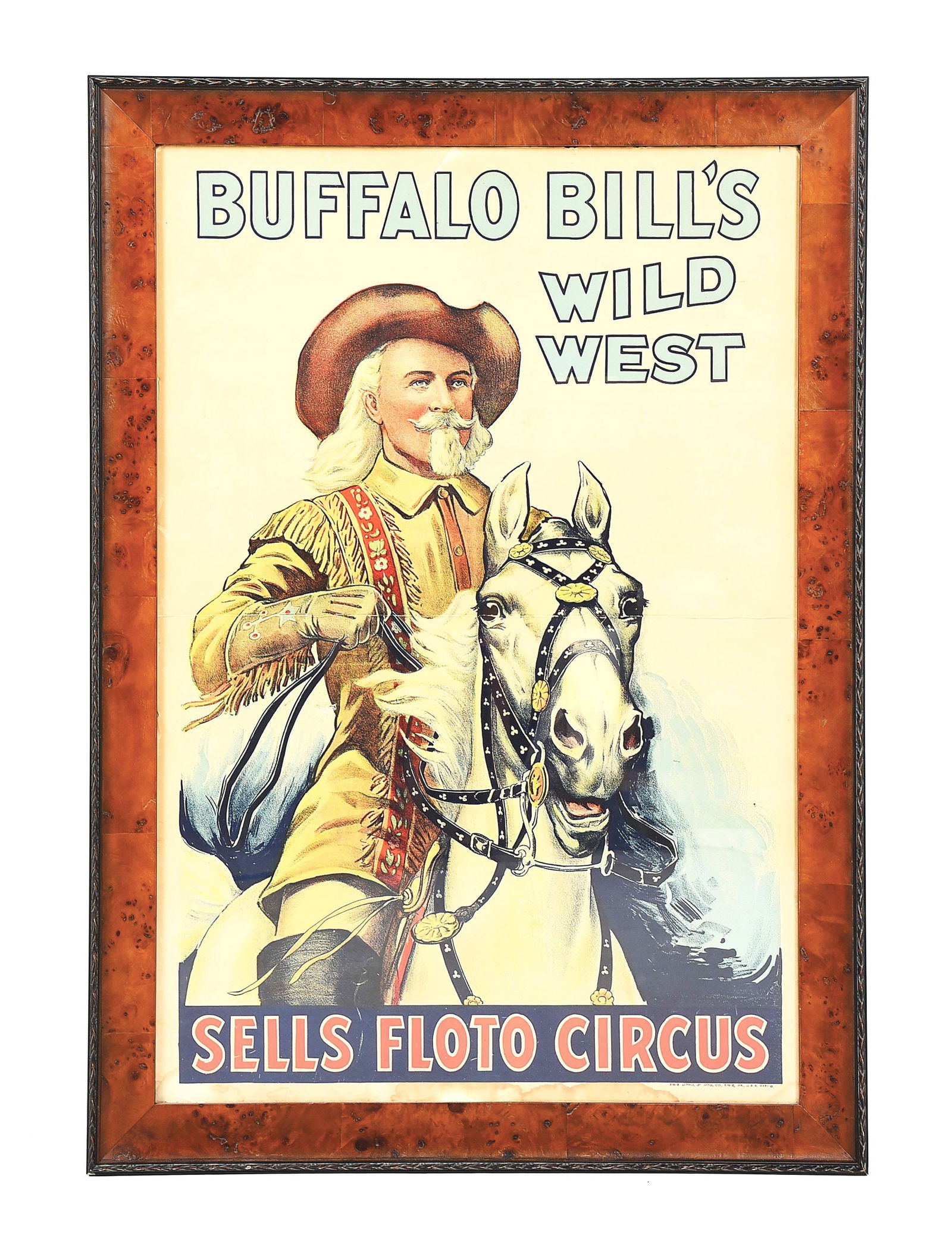 Buffalo Bill's Wild West Sells Floto Circus Lithograph Auction