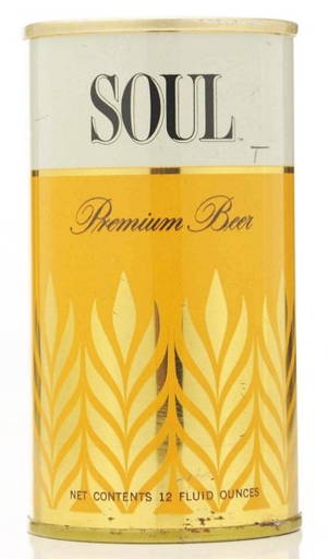 Soul Beer 12 Ounce Tap Top Beer Can.