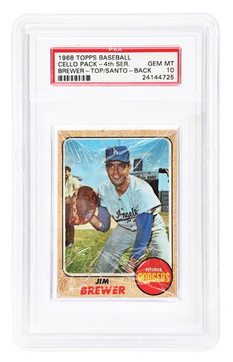 1968 Topps Baseball Cello Pack 4th Series Psa 10
