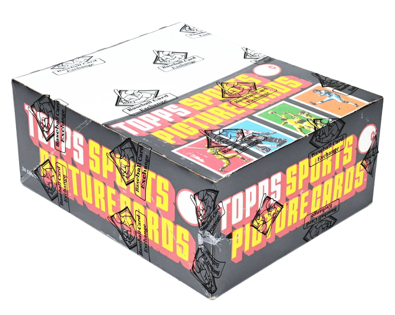 1984 Topps Football Unopened Rack Pack Box (bbce) Auction