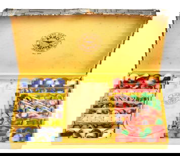 Akro Agate Popeye Marble Box Auction