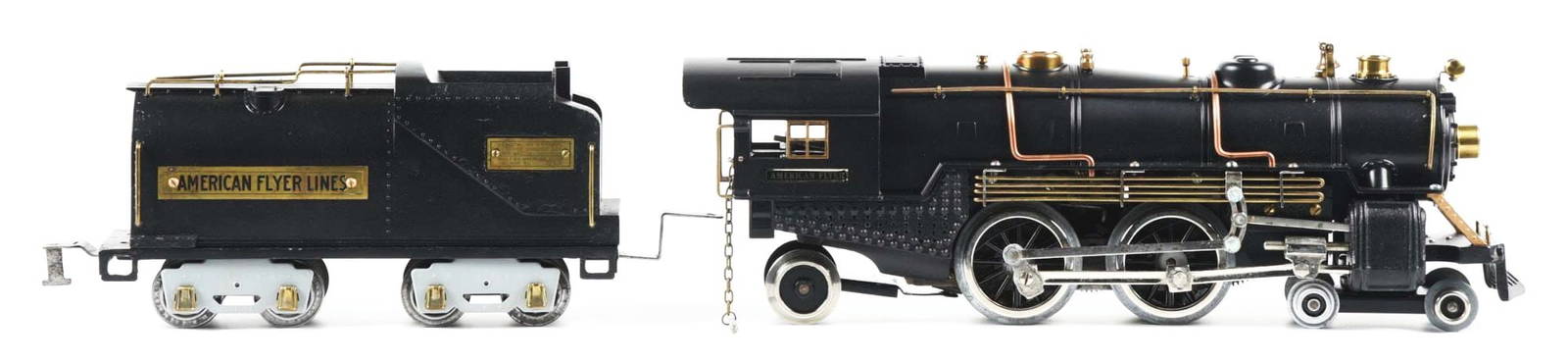American Flyer Pre-war Standard Gauge Steam Engine & Tender Auction