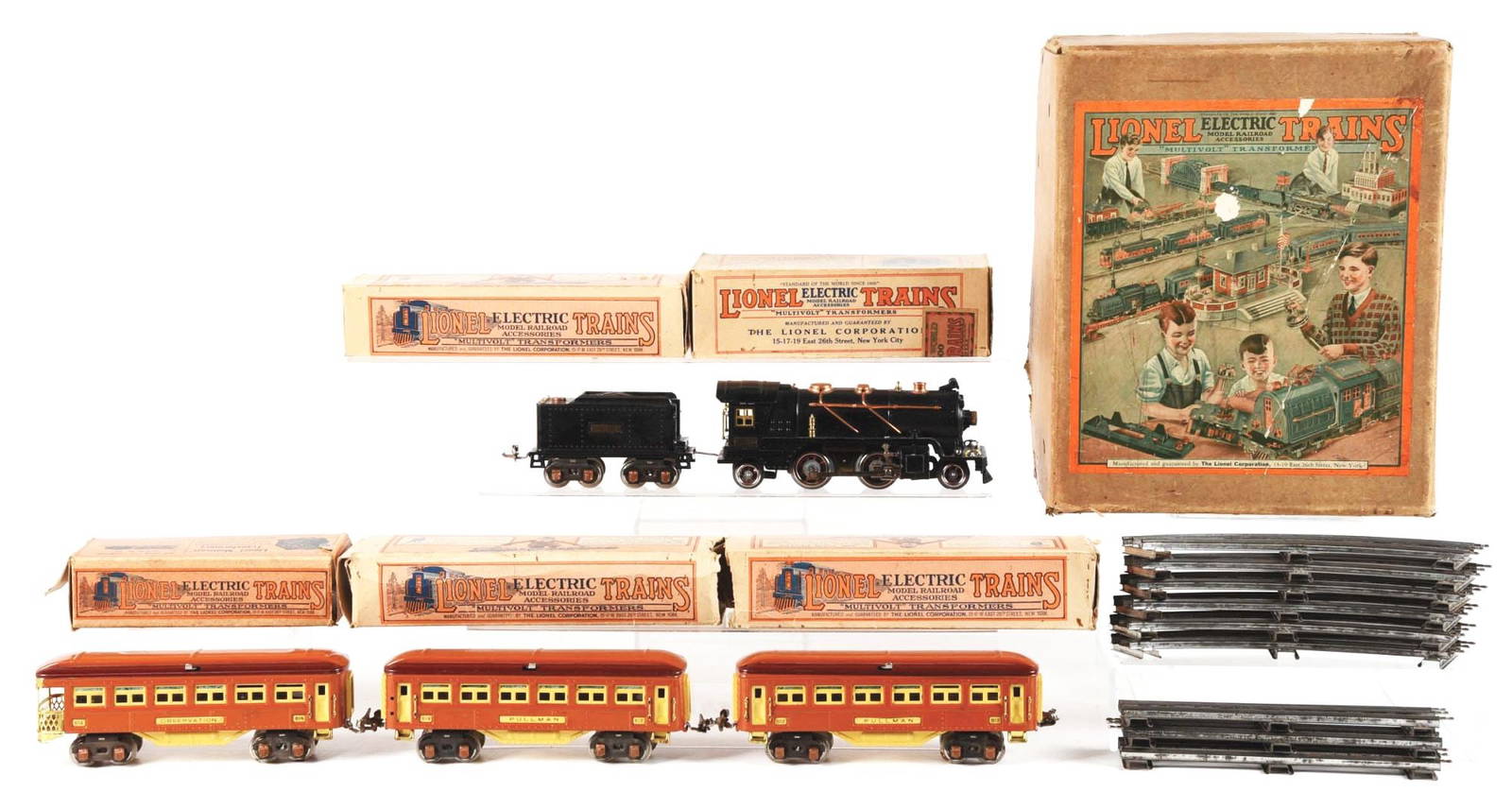 Lionel Pre-war O Guage 262 Passenger Train Set In Original Box W ...