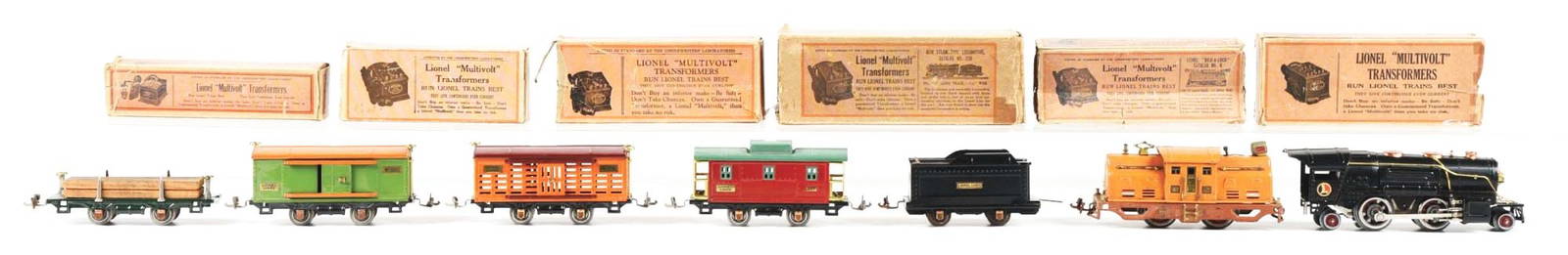 Lionel Train W/ Lackawanna Trainmaster Locomotive