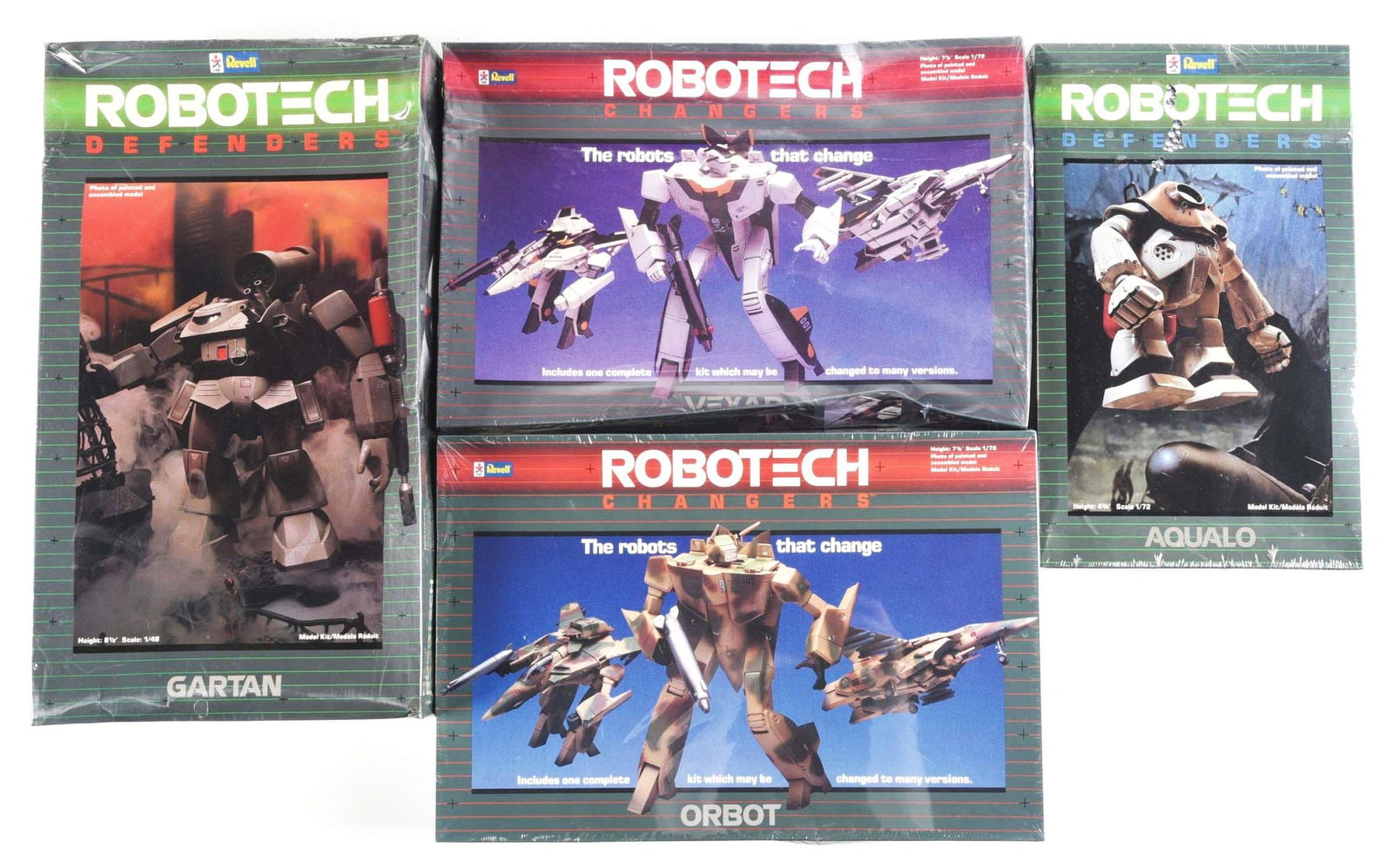 Lot Of 4: 1980s Revell Robotech Model Kits Auction