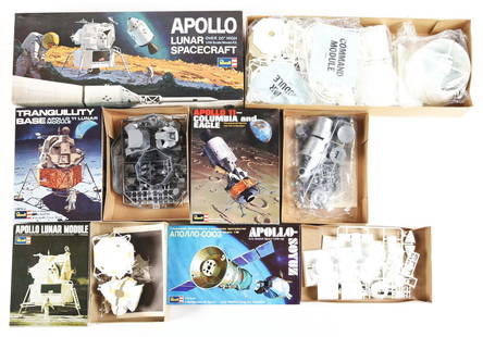 Lot Of 8: Various Vintage & Contemporary Revell Space-related Model ...
