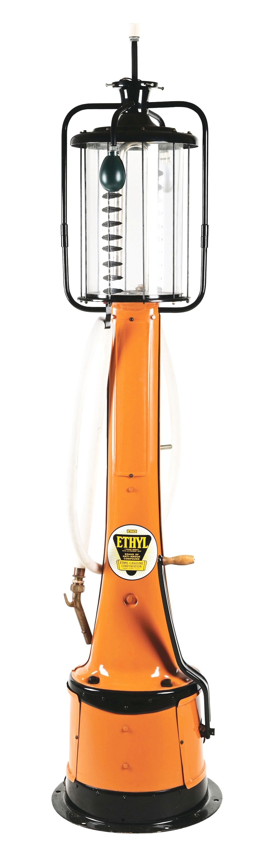 Fry Mae West Ten Gallon Visible Gas Pump Restored In Tydol Colors. Auction