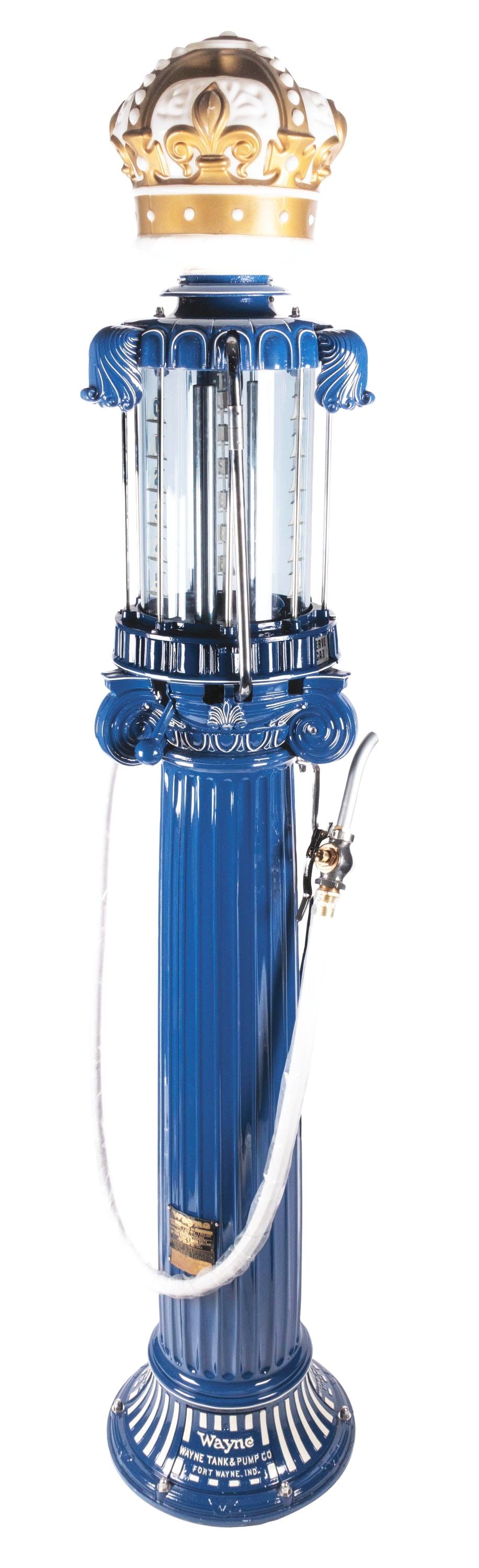 Outstanding & Rare Wayne "roman Column" Five Gallon Visible Pump. Auction