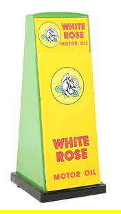 Bowser Oil Storage Cabinet Restored In Kanotex Gasoline.