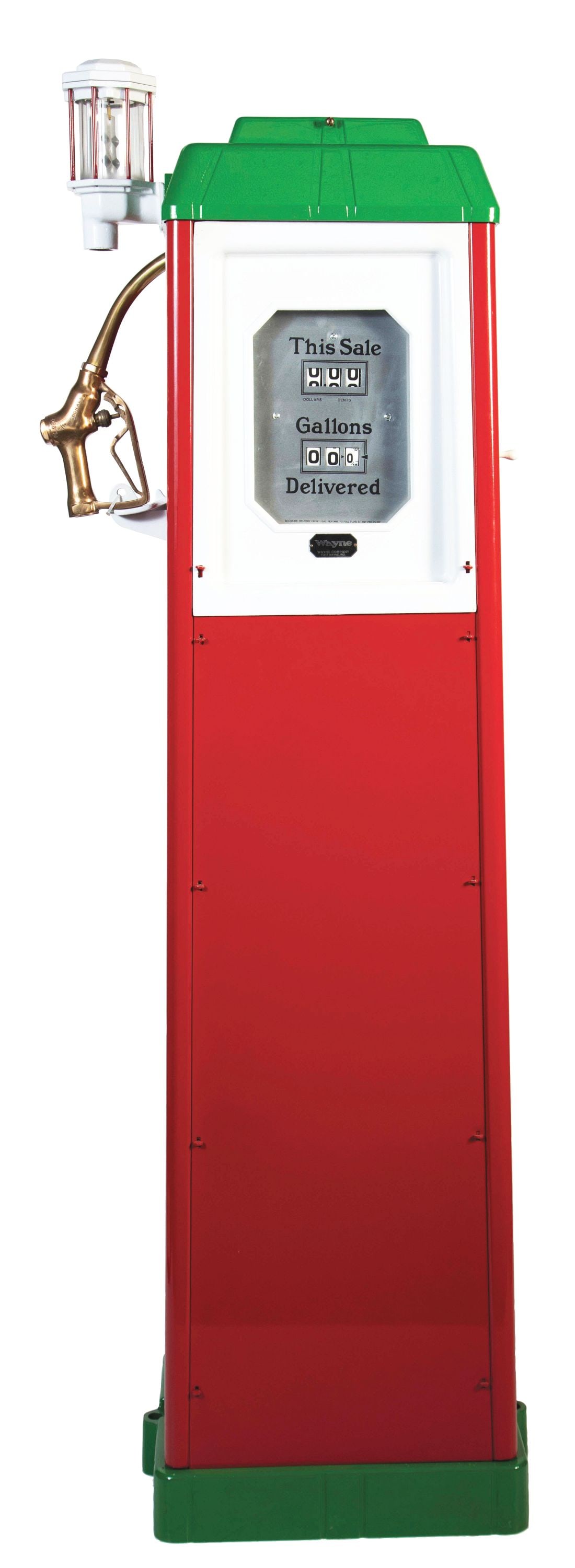 Wayne Model #40a Gas Pump Restored In Sav'n Sams Gasoline. Auction